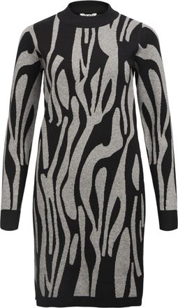 Object OBJRAY L/S Knit Dress AOP NOOS