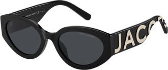 Marc Jacobs Femme, Accessoires, Noir, Taille: 54 MM 694/G/S 80S/2K Lunettes de soleil