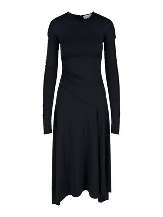 Victoria Beckham Robe Au Genou - Noir