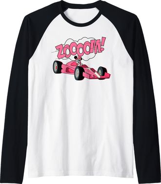 Disney Minnie Mouse Racing Team ZOOOOM! Race Car Driver Raglan