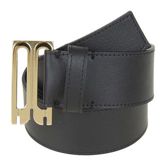 Victoria Beckham Kalbsleder G&uuml;rtel - - Accessories - Damen - Schwarzk - 90 CM