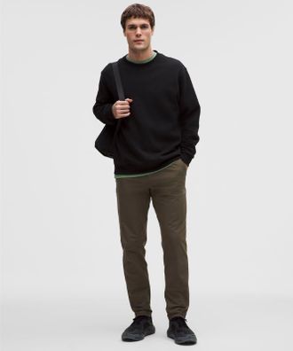 lululemon Pantalon chino ABC coupe classique Warpstreme pour Hommes - 76 cm - Brun/Vert - Taille 28