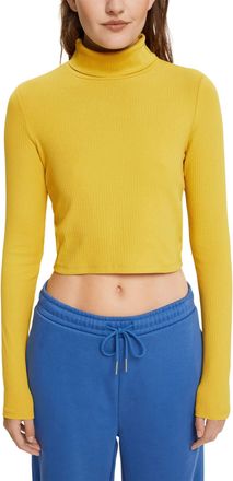 Esprit Damen 092CC1K320 T-Shirt, 765/DUSTY Yellow, XXS