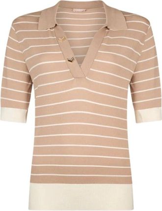 Liu Jo Femme, Tops, Beige, Taille: 40 FR Polo Chemises