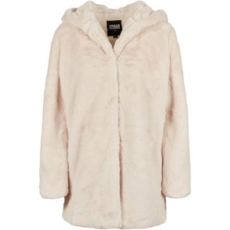 Urban Classics Mantel mit Kapuze f&uuml;r Damen (Naturwei&szlig;)
