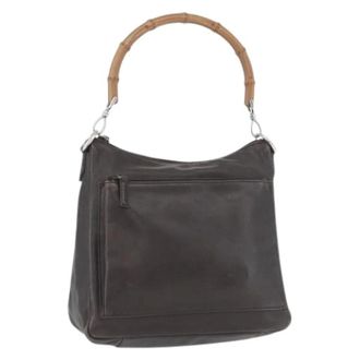 Gucci Sac bandouli&egrave;re vintage Pre-owned - Femme - Pre-owned - Brun - Taille: ONE Size