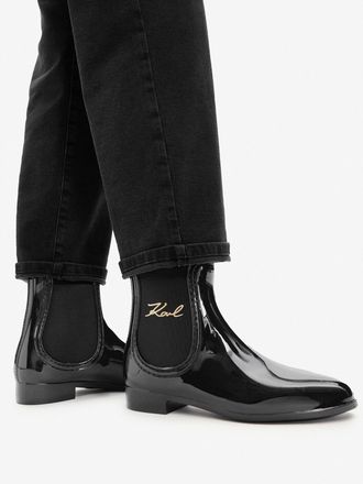 Karl Lagerfeld Gummistiefel KARL LAGERFELD Kalosh II KL94775 Schwarz
