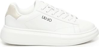Liu Jo Homme, Chaussures, Blanc, Taille: 42 EU Big 01 Platform Baskets