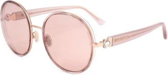 Jimmy Choo London Femme, Accessoires, Multicolore, Taille: ONE Size PAM S Oval Lunettes de soleil