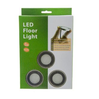Osram Kit 6 spots led encastrables au sol &Oslash;58x9mm 0,5W 12V-DC IP67 - Blanc Chaud