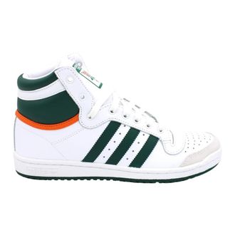 adidas Hohe Leder Sneakers Gummisohle - - Sport - Herren - Wei&szlig; - 38 EU