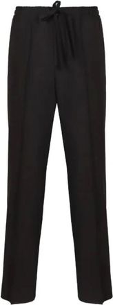 Valentino Garavani Homme, Pantalons, Noir, Taille: XL Wool Sport Pantalons