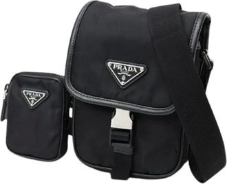 Prada Sac bandouli&egrave;re vintage doccasion - Femme - Pre-owned - Noir - Taille: ONE Size
