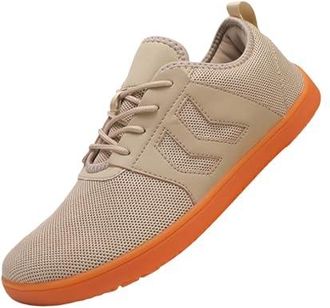 Generic Baskets pour homme - Noir - Chaussures de sport dext&eacute;rieur - Chaussures de loisirs confortables - Semelle &eacute;paisse - Chaussures pieds nus - Respirantes