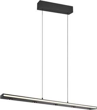 Trio LED Pendelleuchte H&auml;ngeleuchte Deckenleuchte schwarz matt dimmbar up and down H 200 cm