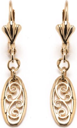 Daxon by - Boucles doreilles filigranées plaqué or