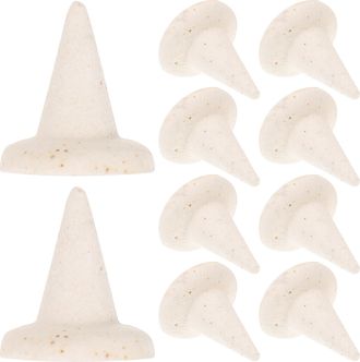 BESTONZON 10 St&uuml;ck Feuerfeste Aluminiumoxid St&uuml;tzn&auml;gel f&uuml;r T&ouml;pferofen Kleine Gr&ouml;&szlig;e Kompakt und Langlebig Brennwerkzeug f&uuml;r Glasierte Keramik Tonbrennofen und Of