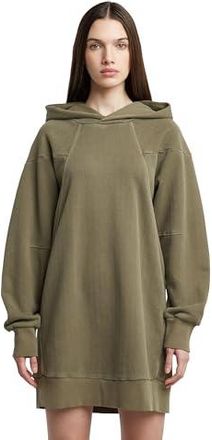 G-Star G-Star Femme Robe Overdyed Hooded Sweater, Vert (wild olive gd D26471-D688-C028), M