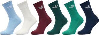 adidas Lange Socken adidas Trefoil Cushion Crew Socks 6 Pairs JI9504 Bunt