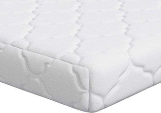 vidaXL Matratze Weiß 120 x 60 cm der Schaum Vidaxl