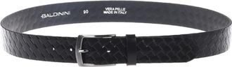 Baldinini Homme, Accessoires, Noir, Taille: 120 CM Ceinture Imprim&eacute;e Tiss&eacute;e