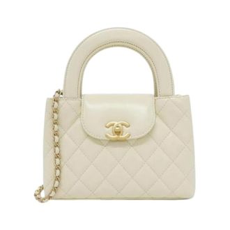 Chanel Pre-owned Lammfell Umh&auml;ngetasche - - Pre-owned - Damen - Beige - ONE SIZE