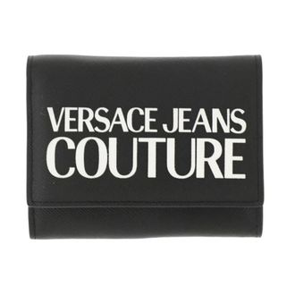 Versace Jeans Couture Taktile Logo Geldb&ouml;rse - Saffiano Leder - - Accessories - Herren - Schwarzk - ONE SIZE