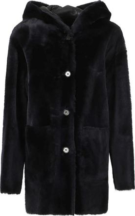 Arma Femme, Vestes, Bleu, Taille: 38 FR Faux Fur & Shearling Vestes
