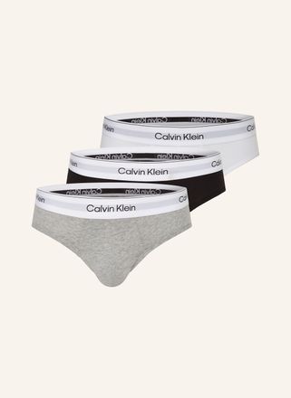 Calvin Klein 3er-Pack Boxershorts Icon Cotton Stretch grau