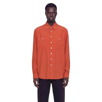 Saint Laurent Shirt in Silk Habotai