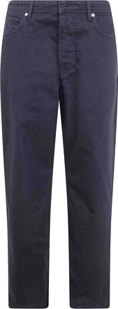 Stone Island Straight Leg Jeans - Schwarz