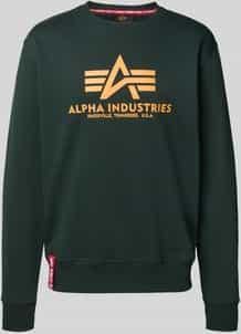 Alpha Industries Sweatshirt mit Label-Print