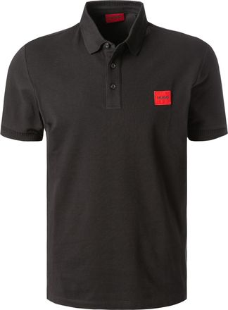 HUGO BOSS Herren Polo-Shirt schwarz Slim Fit
