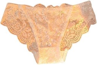 Generic Culotte Femme Coton Culottes Sexy en Dentelle avec Taille Basse et Effet Lift des Fesses, Design sans Couture