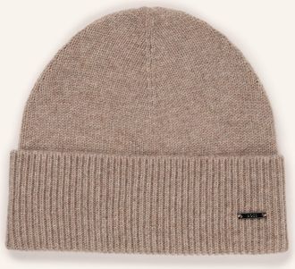 HUGO BOSS Cashmere-M&uuml;tze Honesto braun