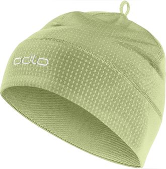 Odlo Unisex Polyknit Warm Reflective Hat Laufbekleidung Mütze Shadow Lime - Limette