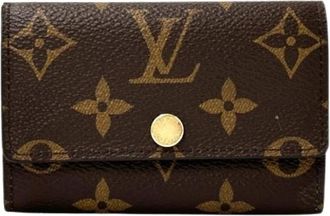 Louis Vuitton unisex, Pre-owned, Brun, Taille: ONE Size Porte-cl&eacute;s en Toile Pre-owned
