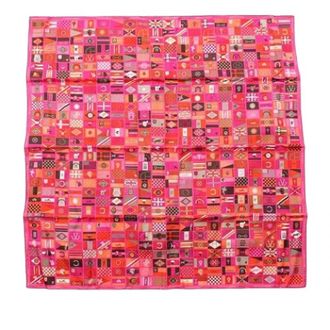 Herm&egrave;s Pre-owned En Voyage Schal - - Pre-owned - Damen - Rosa - ONE SIZE