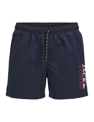 Jack & Jones Jack & Jones Jpstmaui Jjswim Double Logo AKM Sn pour Homme, Blazer Bleu Marine., XS