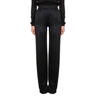 Saint Laurent Wide Hosen - - Trousers - Damen - Schwarzk - L