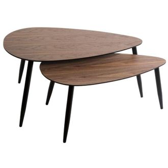 Atmosphera Set bestehend aus 2 Couchtischen Mileo Atmosphera cr&eacute;ateur dint&eacute;rieur