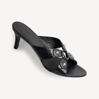Balenciaga Mule Heel - Black
