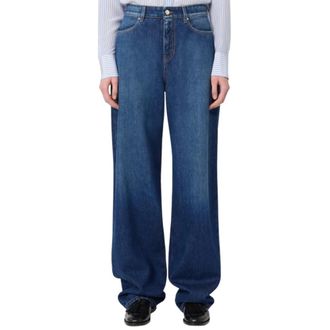Max Mara Femme, Jeans, Bleu, Taille: 36 FR Jean Baggy en Denim
