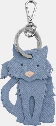 The Cambridge Satchel Company The Cat Charm - French Grey Celtic Grain & Cloud Pink