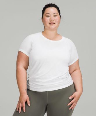lululemon T-Shirt Swiftly Tech 2.0 Longueur hanche pour Femmes - Blanc - Taille 10