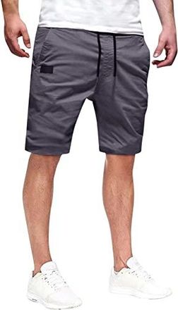 Generic Pantalon cargo pour homme 2026 - Pantalon de jogging d&eacute;contract&eacute; - Solide - Taille pour homme - Pantalon tendance avec cordon de serrage moyen et poch