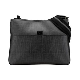 Fendi Sac bandouli&egrave;re en toile enduite Zucca Pre-owned - unisex - Pre-owned - Noir - Taille: ONE Size