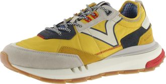 Victoria 1985 Basket Unisex Wing EVO Nylon & Farbige & Veloursleder Eins&auml;tzen 8811100 f&uuml;r Erwachsene Mostaza 43