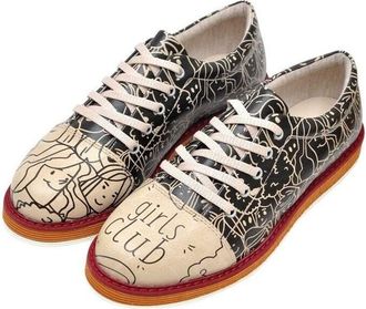 Dogo Damen Brokes Oxford-Wohnung, Multicolore, 37 EU