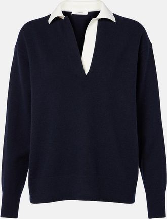 Vince Polopullover aus Wolle und Kaschmir